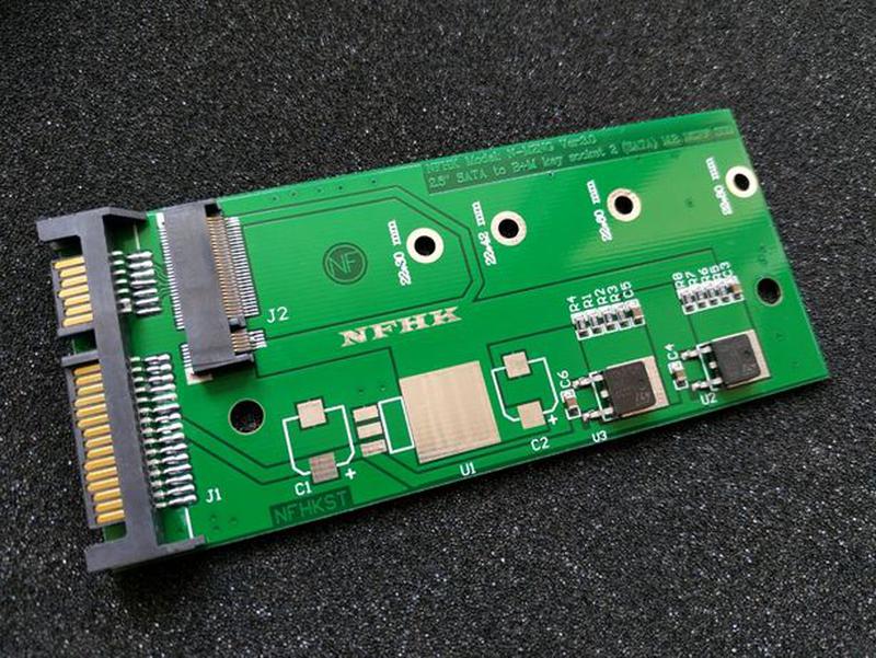 Переходник M.2, адаптер 2.5" SATA B+M key M.2 NGFF SSD (Новый): цена ...