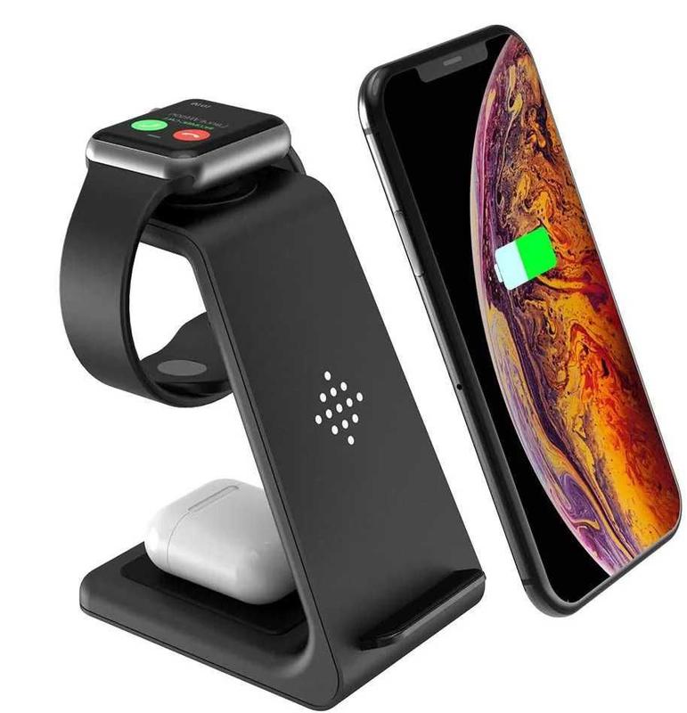 Беспроводная зарядка 3 в 1 Apple iPhone\Apple Watch\Airpods: цена 899 ...