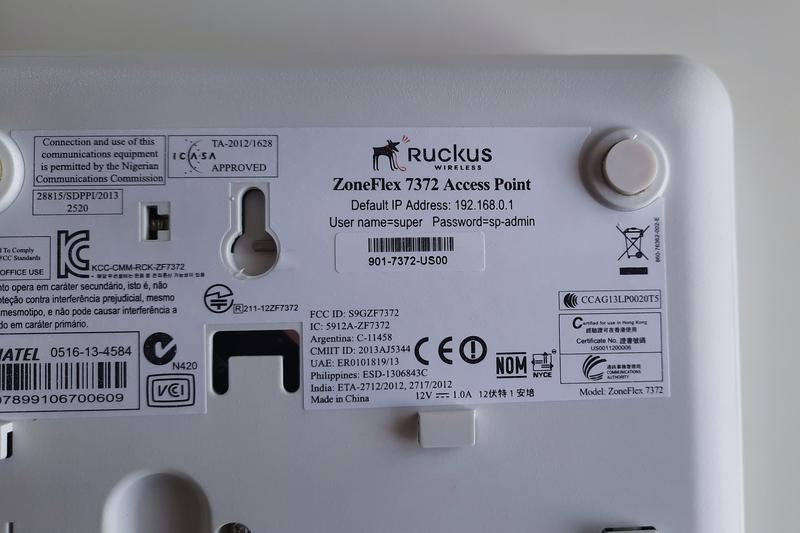 Wi-Fi роутер Ruckus ZF7372, USA. C оригинальным блоком питания ...