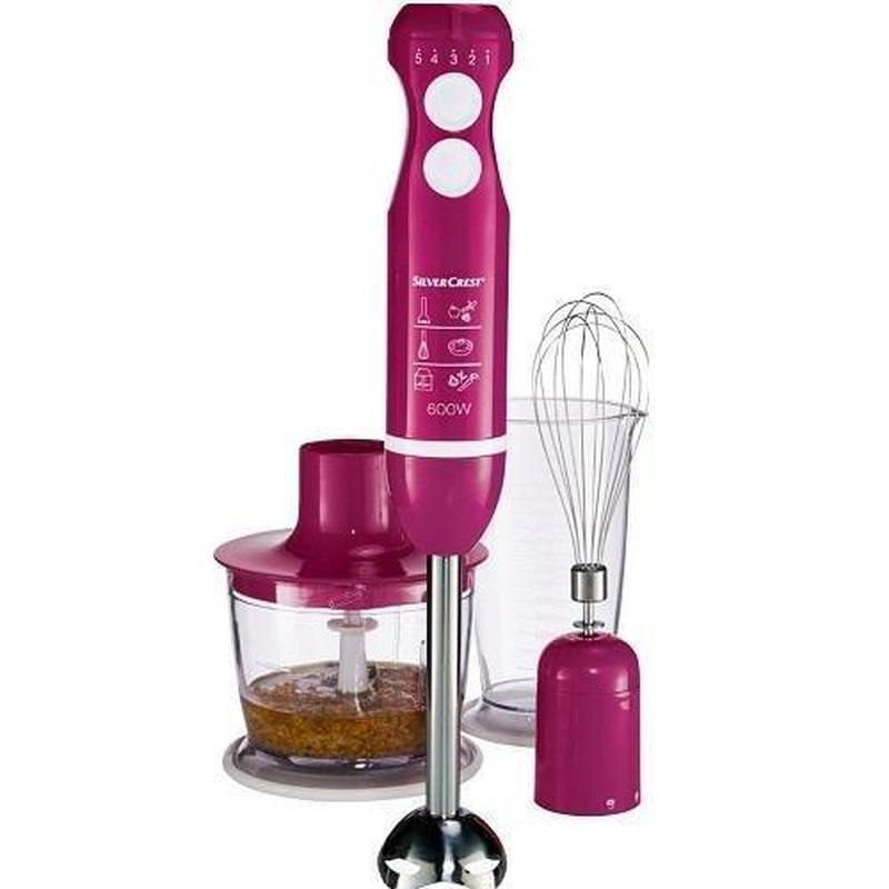 Блендер - миксер - чоппер Silver Crest SSMS 600 C3 pink Германия - 1290 ...