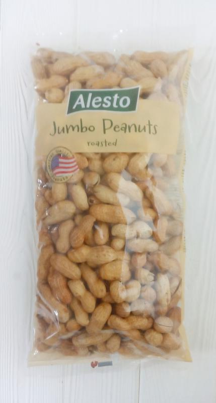 Арахис неочищенный Alesto Jumbo Peanuts, 500гр (Германия): цена 135 грн ...