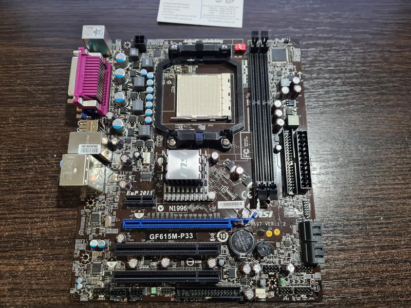 Материнская плата MSI GF615M-P33 (MS-7597) | сокет AM3 | DDR3 ...: цена ...