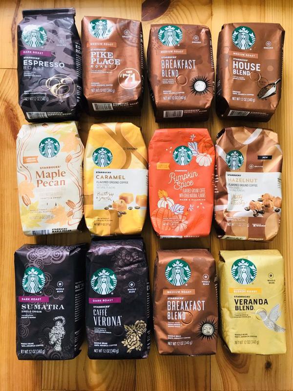 Кофе Старбакс Starbucks в ассортименте зерновой, молотый USA; ... - 350 ...
