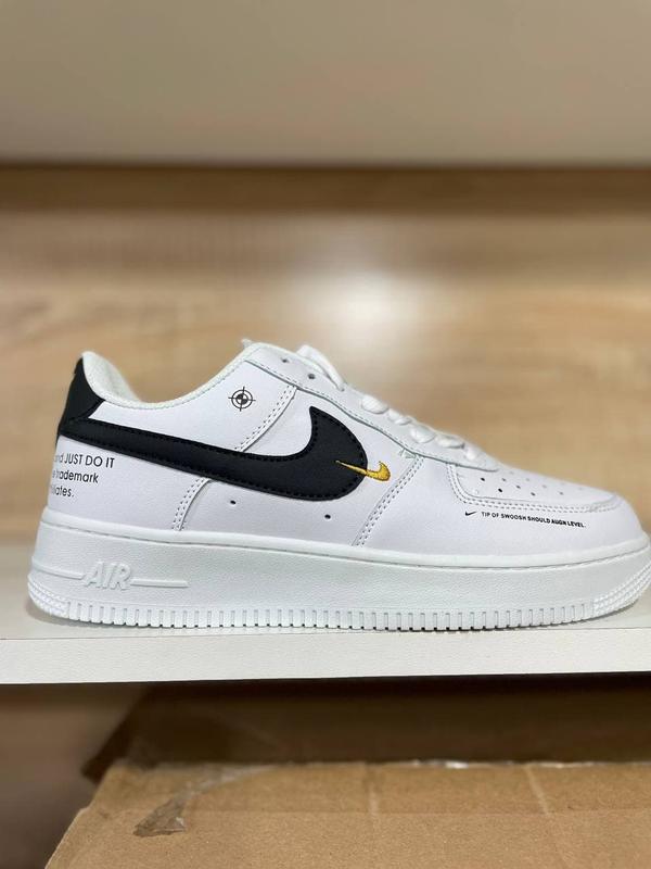 Кроссовки женские nike air force 1 белые/черные (найк аир форс...: цена ...