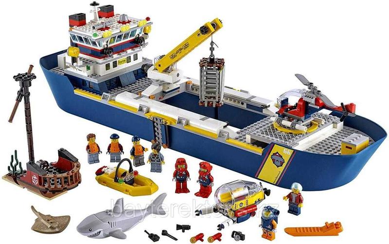Конструктор Океан: исследовательский корабль аналог лего lego ...
