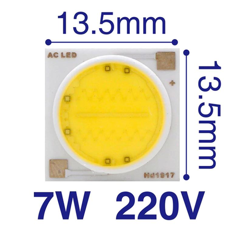 Світлодіод LED 7Вт/220В білий 6000К-6500К, 700Lm - 33 ₴, купити на ІЗІ ...