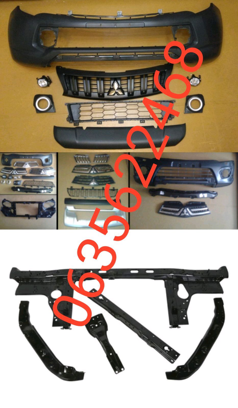 Накладка бампера Мицубиси Паджеро Спорт губа бампера Pajero sport: цена ...