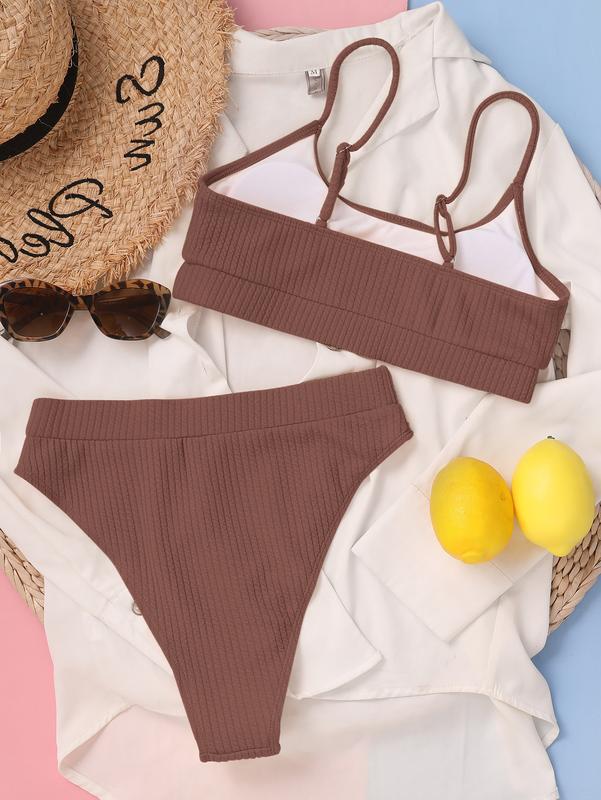 Купальник раздельный с высокими плавками и топ майка на бретел...: цена ...