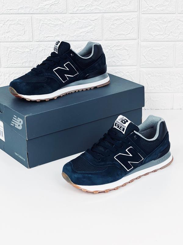 Кроссовки мужские new balance 574 синие кросовки нью беланс 574 - 1499 ...