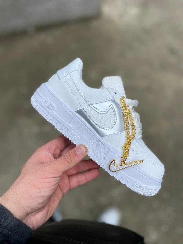 Кроссовки женские nike air force 1 белые (найк аир форс, кросі...: цена ...