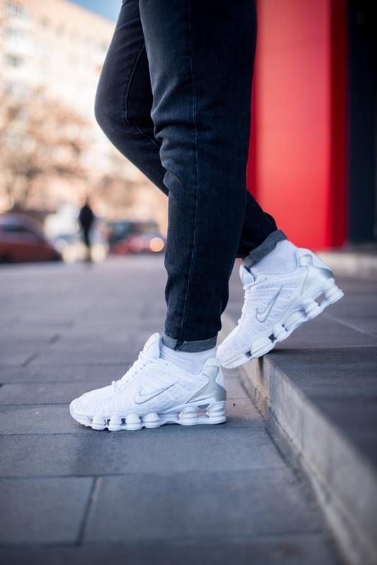 Nike shox tl мужские кроссовки 🆕 найк белые 🆕 купить наложенны...: цена ...