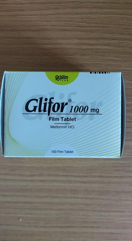 Glifor 1000мг Глифор Метформин Турция. Оригинал.: цена 720 грн - купить ...