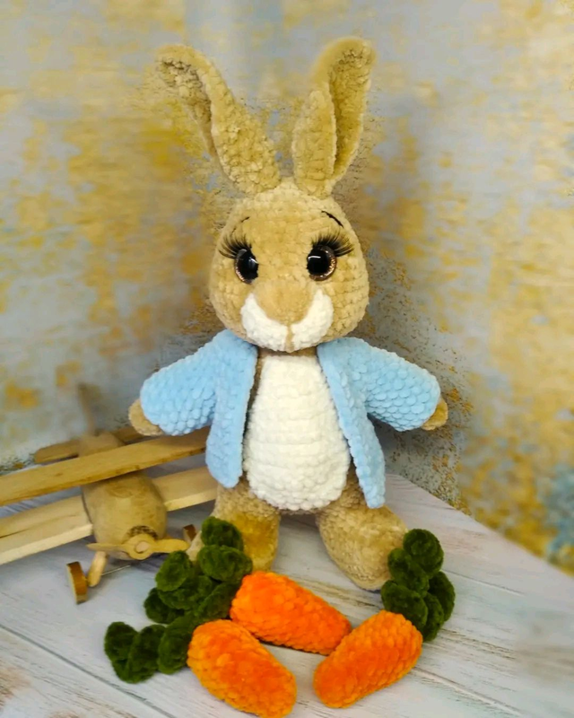 Мягкая игрушка Кролик Питер ручной работы - 400 грн, купить на ИЗИ ...