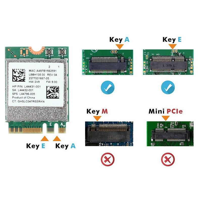 Адаптер Realtek RTL8822CE 1200Mbps Wi-Fi Bluetooth 5.0 модуль - 405 ...