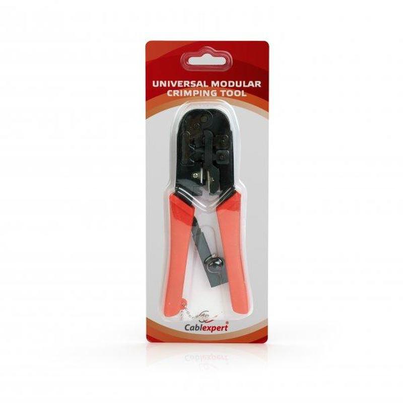 Інструмент для обтиску конекторів RJ45/RJ12/RJ11 Cablexpert T-...: цена ...