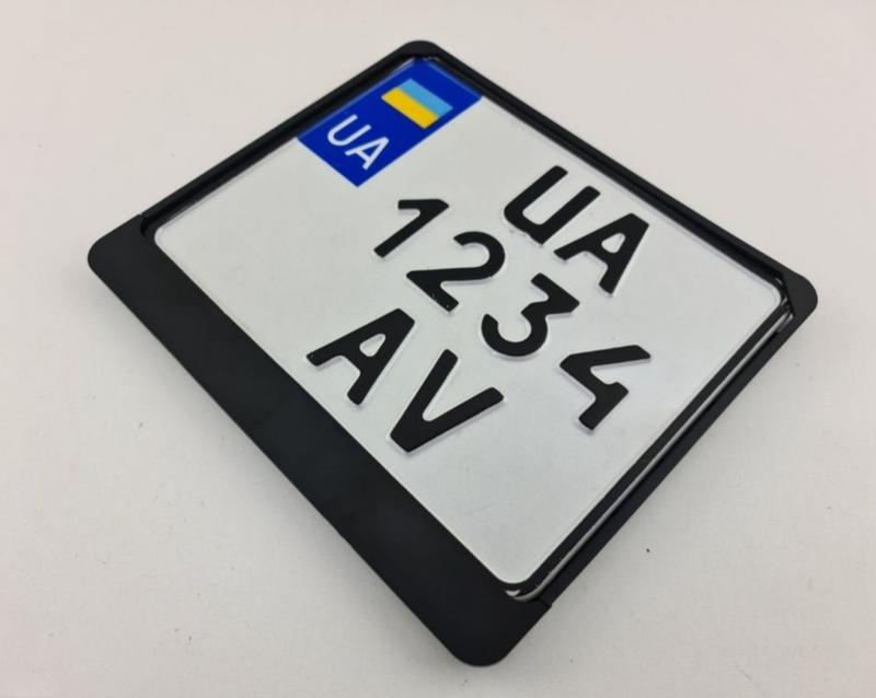 Рамка для мото номера Украины подномерник мотоцикл скутер: цена 250 грн ...