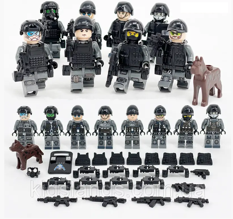 Фигурки человечки военные спецназ солдаты оружие для лего lego - 370 ...