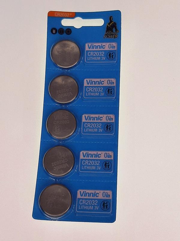 Батарейка для часов. Vinnic CR2032 3.0V 200mAh 20x3.2mm. Литиевая - 29 ...