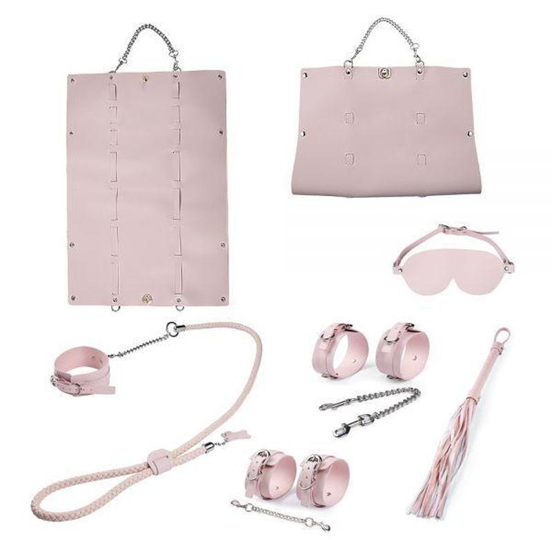 Набор для БДСМ игр BDSM-NEW PVC Bondage Set, Pink - 3734 ₴, купить на ...