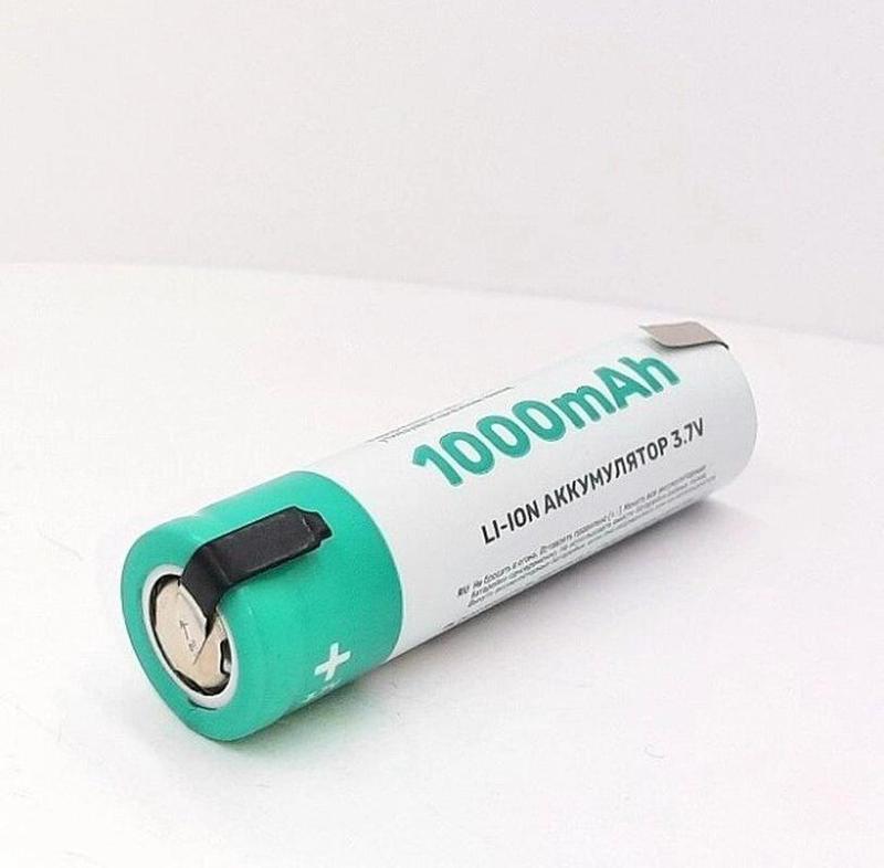 Аккумулятор Arexes 18650 Li-Ion 1000 mAh, 3.7v под пайку: цена 58 грн ...