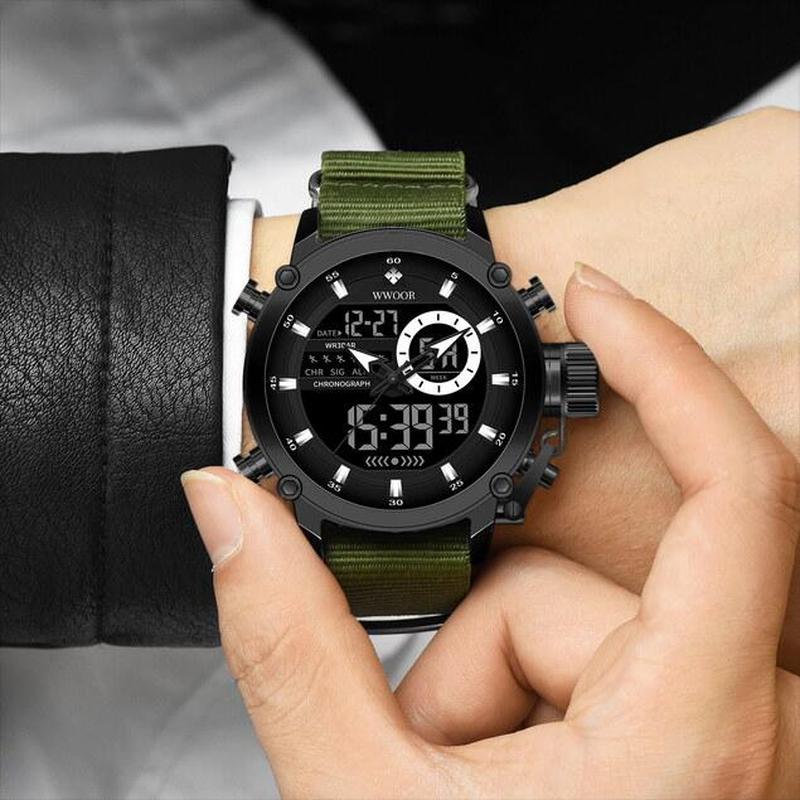 Мужские часы спортивные тактические Wwor Strike Green - 1299 грн ...