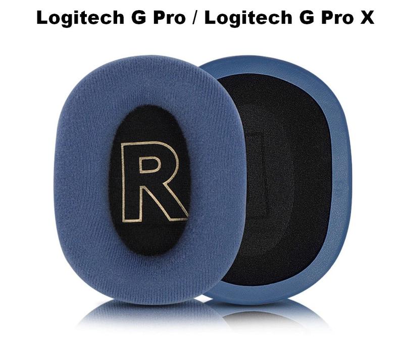 Велюровые амбушюры Logitech G Pro / GPRO G Pro X Blue: цена 350 грн ...