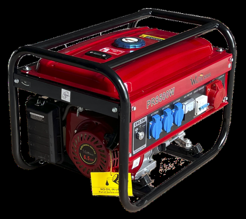 Генератор Walter Stahl 6 5 кВт 3 фазний бензиновий Pr8500w 28500 грн