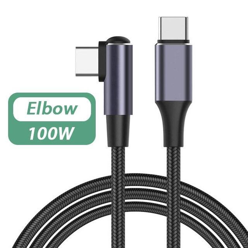 Угловой кабель Usb C на Usb C Угловой кабель Type C на Type C 5М 1233