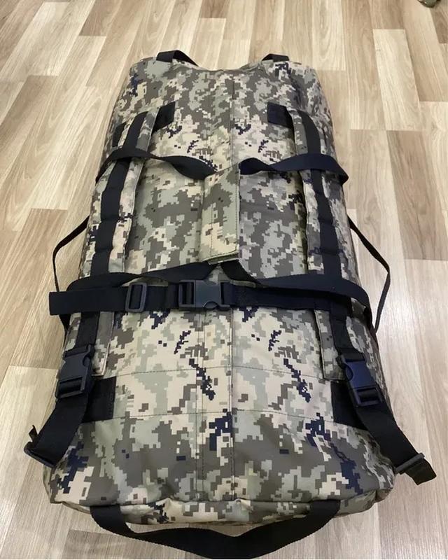 Армейская большая сумка баул / рюкзак на 130 л. - пиксель: цена 2250 ...