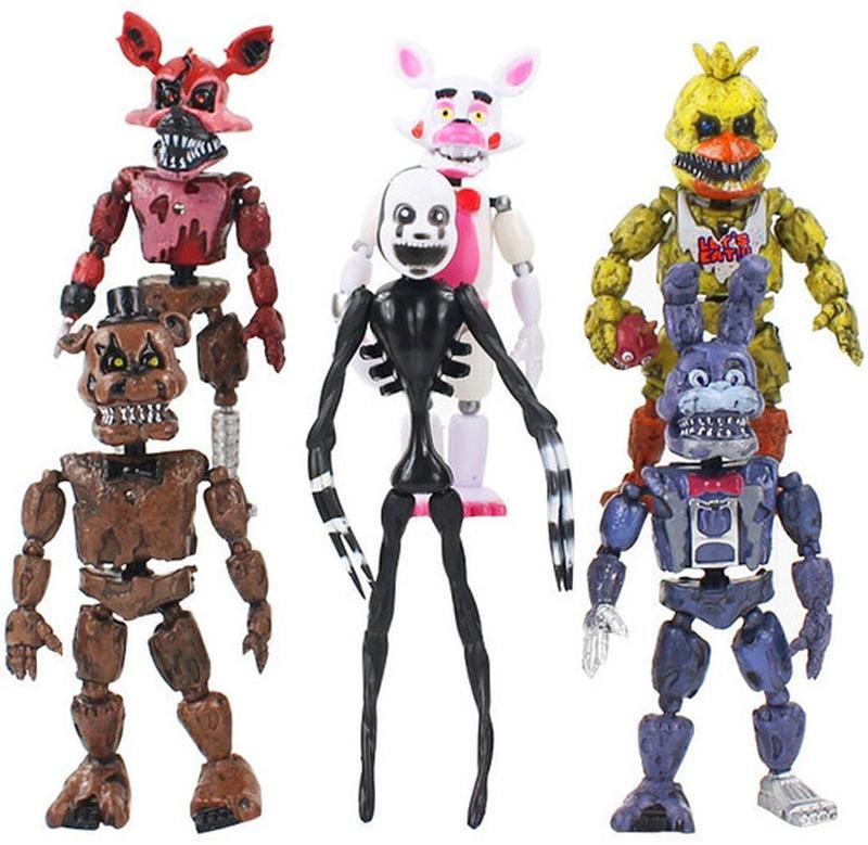 Комплект фигурок пять ночей с Фредди Five Nights At Freddys