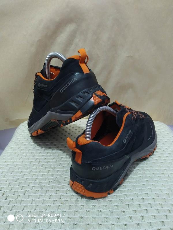 Кожаные трекинговые кроссовки quechua waterproof evofit 500 - купить ...