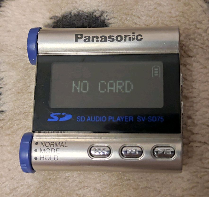 MP3 плеер Panasonic SV-SD75 (Made in Japan): цена 650 грн - купить MP3 ...