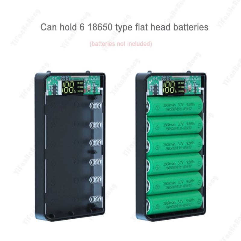 Кейс На 6 аккумуляторов 18650 USB Type C: цена 410 грн - купить ...