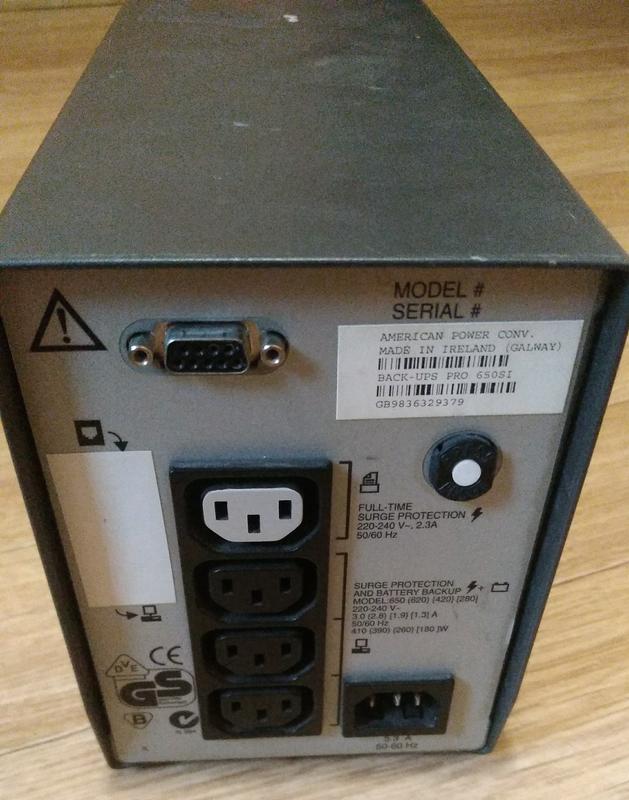 ИБП UPS бесперебойник APC Back-UPS PRO 650SI - купить недорого б/у на ...