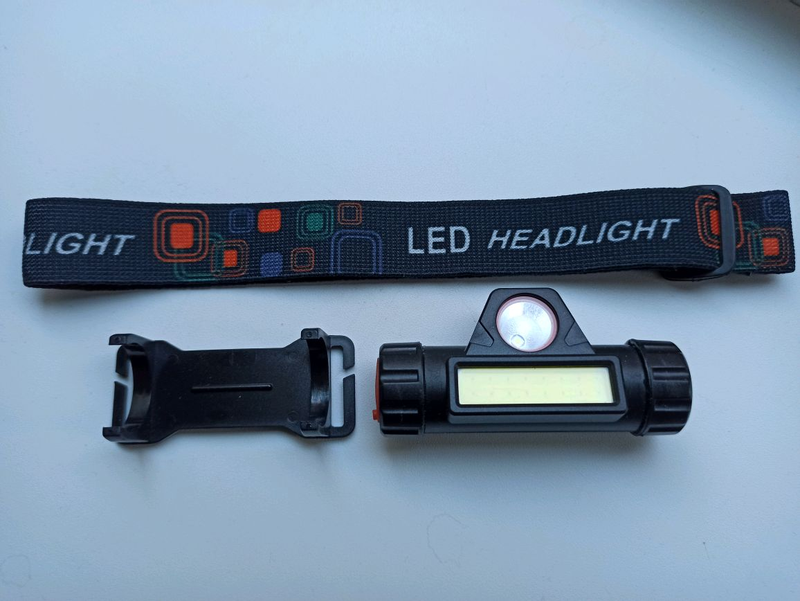 Фонарик LED на аккумуляторе с магнитом и ремешком: цена 160 грн ...