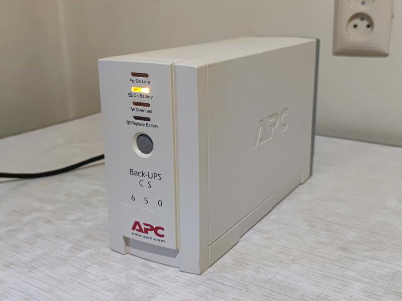 ИБП ДБЖ UPS бесперебойник APC Back-UPS 650 VA - купить недорого б/у на ...