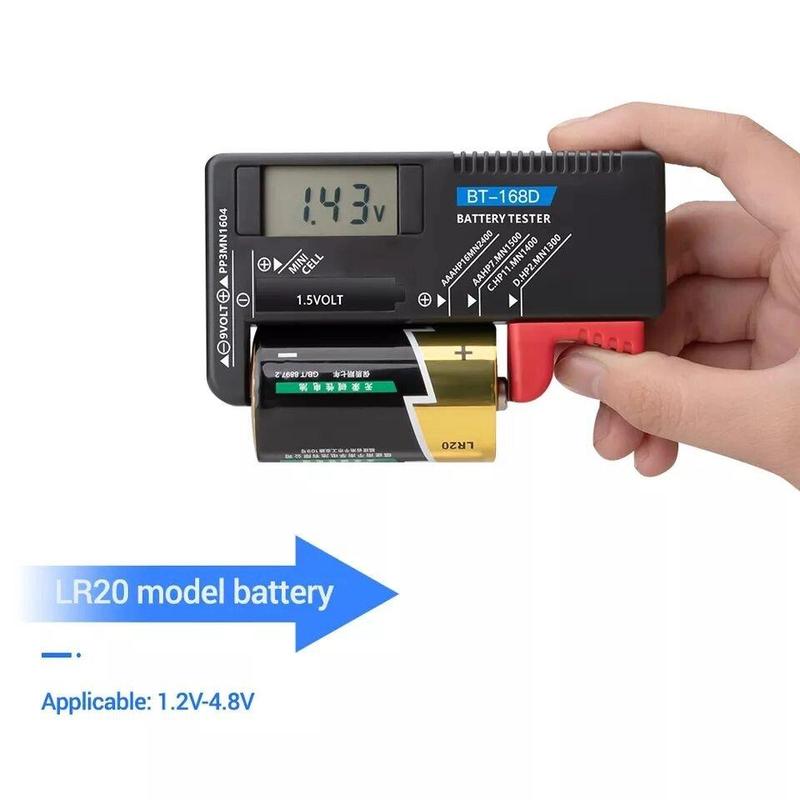 Универсальный тестер заряда батареек с Lcd Bt-168d: цена 154 грн ...