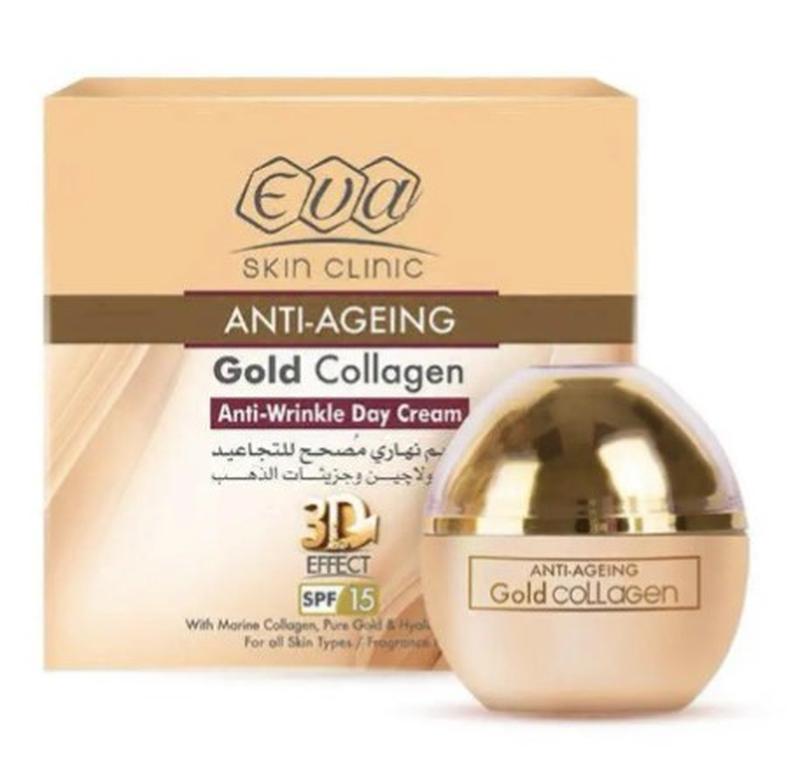 Eva Skin Clinic Anti-Aging Gold Collagen Anti-Wrinkle Day Cream: цена ...