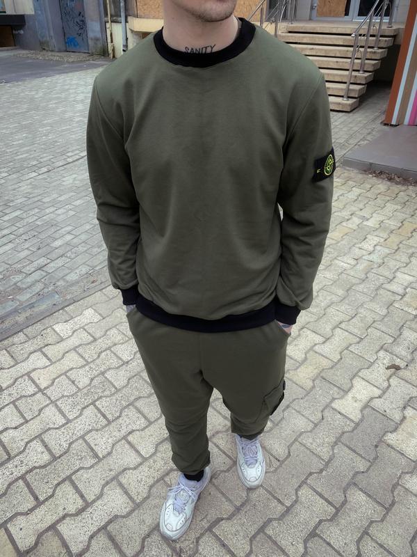 Костюм stone island хаки / мужские костюмы стон айленд: цена 1850 грн ...