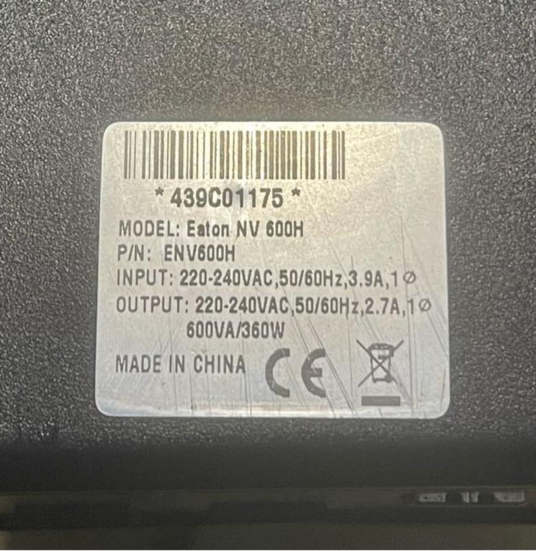 Бесперебойник, ИБП, источник бесперебойного питания Eaton NV 600H ...