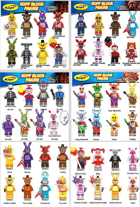 Лего фігурки Фнаф Lego FNAF - 75 ₴, купити на ІЗІ (52963065)