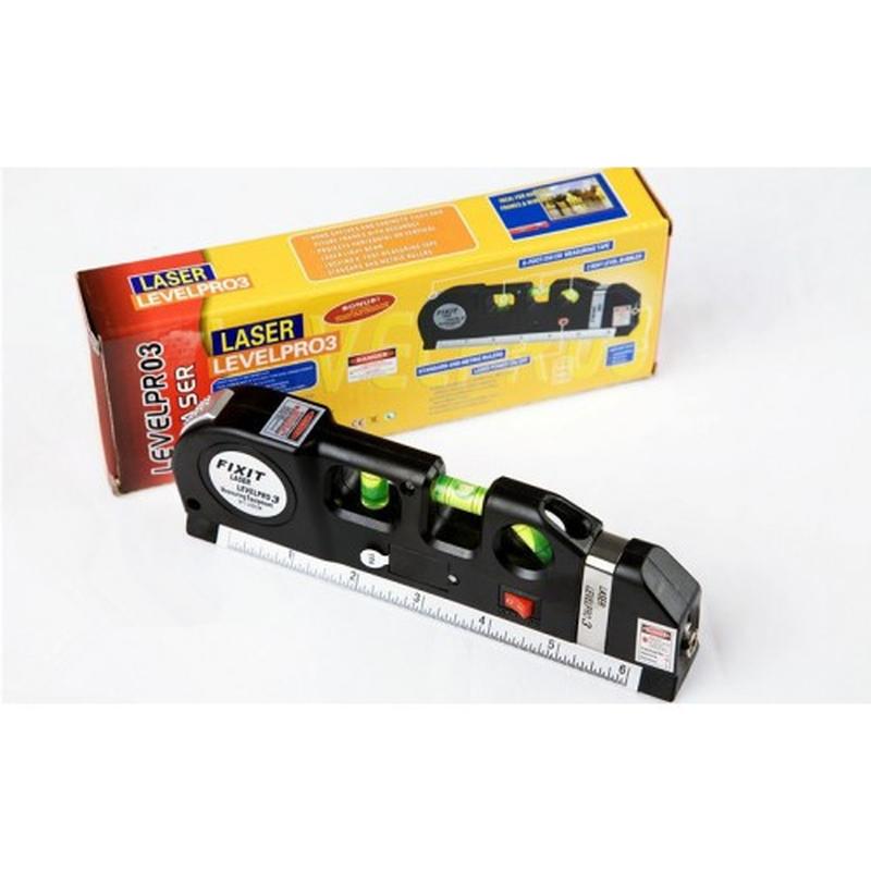 3 в 1 Лазерный уровень нивелир Fixit Laser Level Pro 3 + рулет... - 539 ...