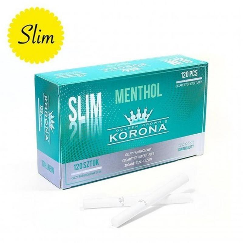 Гильзы для сигарет Korona Slim ментол 120шт: цена 45 грн - купить ...