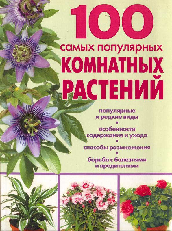 100 самых популярных комнатных растений цена 120 грн купить Книги