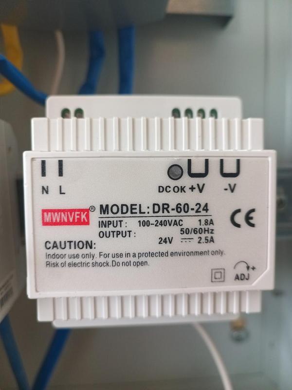 Блок живлення DR-60-24 На DIN-рейку 60 Вт, 24 В, 2.5 А: ціна 470 грн ...
