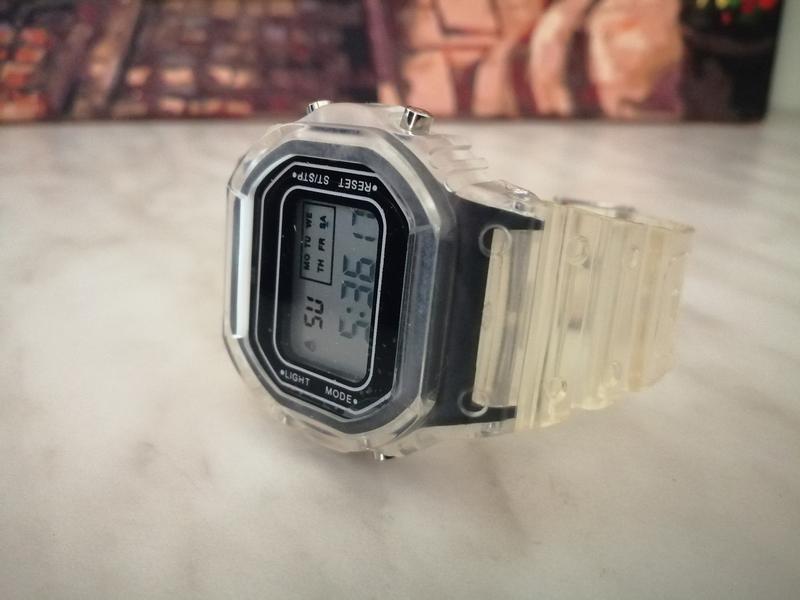 Мужские часы skmei 1698 белые с прозрачным ремешком 350 грн: цена 350 ...