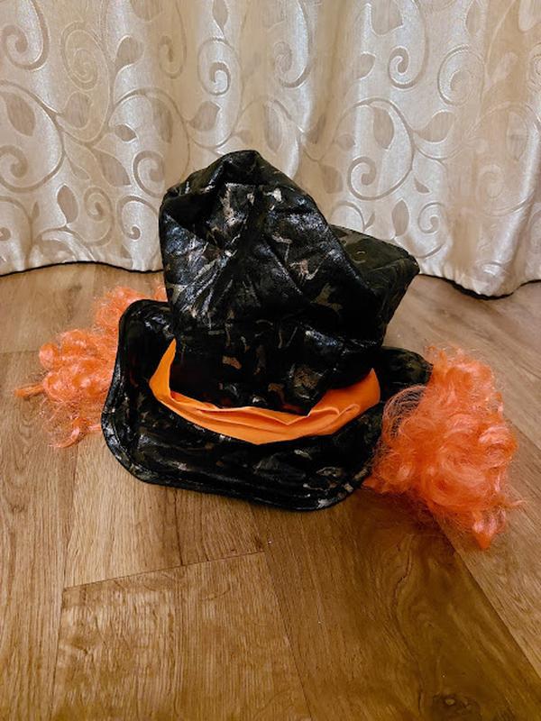 🧡🧡🧡шляпа шляпника из алисы в стране чудес на хэллоуин🧡🧡🧡: цена 350 грн ...
