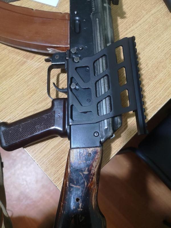 Боковой кронштейн с планкой пикатин АК, АКМ, АКМС, АК-74, АКС-...: ціна ...