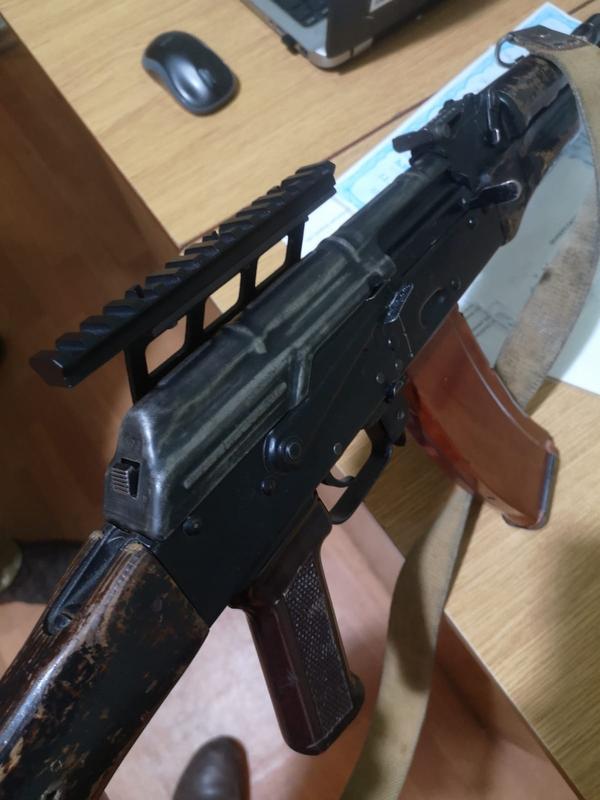 Боковой кронштейн с планкой пикатин АК, АКМ, АКМС, АК-74, АКС-...: ціна ...
