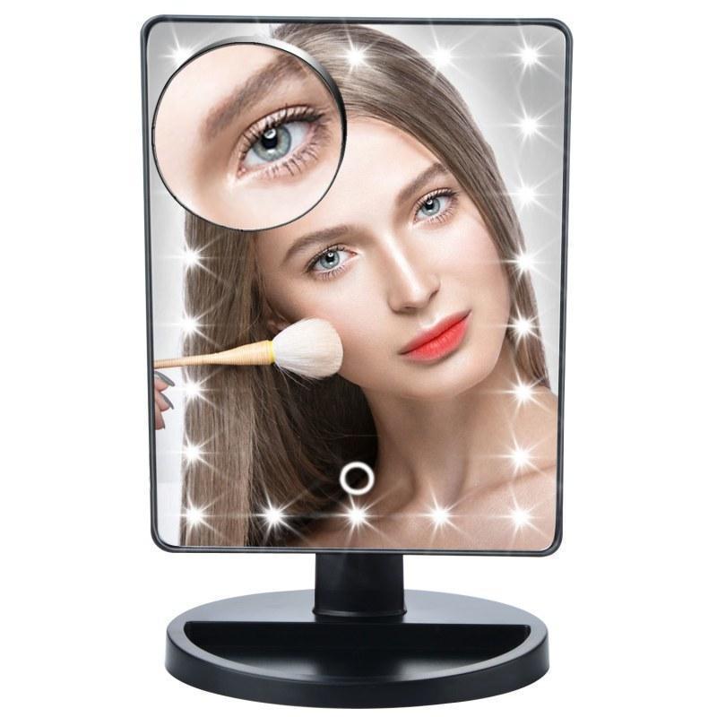 Дзеркало настільне з підсвіткою led — бренд large led mirror: ціна 220 ...